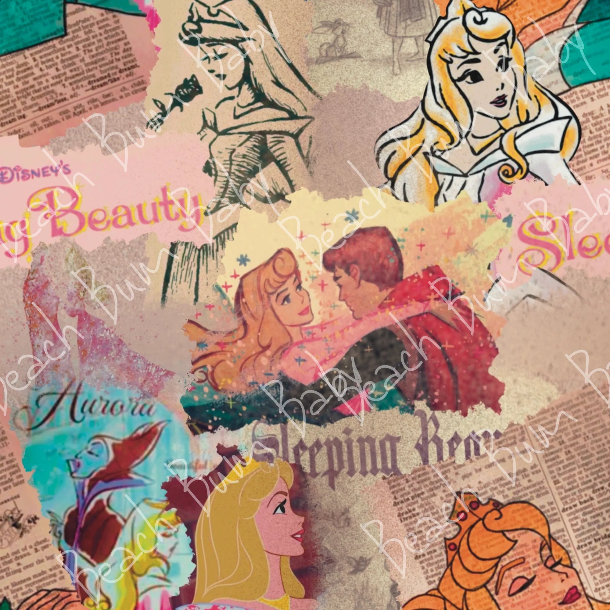 Vintage Sleeping Beauty Paper – Punchy Ridge Bamboo & More