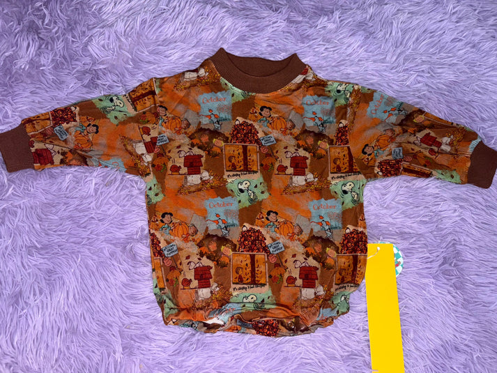 A Charlie Brown Thanksgiving Long Sleeve Bubble – Punchy Ridge Bamboo ...